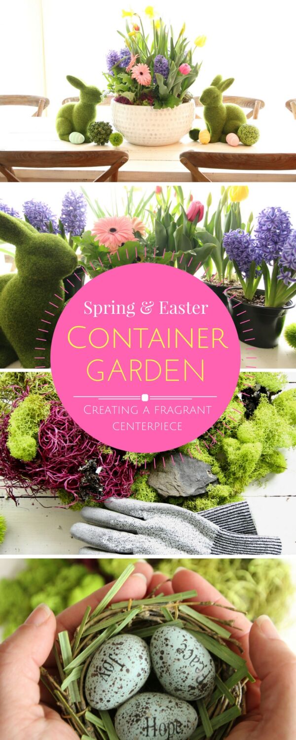 Planting a Colorful Spring Flower Container Garden for Easter