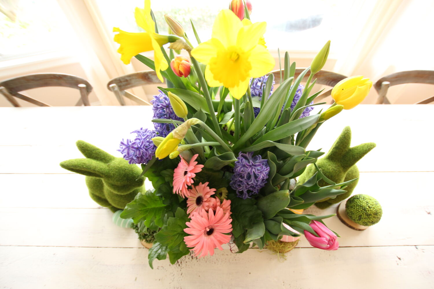 Planting a Colorful Spring Flower Container Garden for Easter