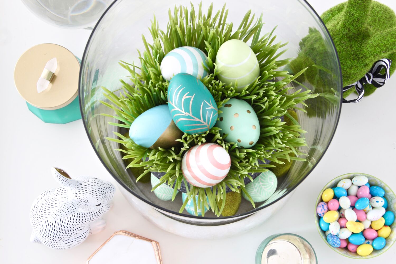 Easy Easter Decorating With Bright Cheerful Spring Colors