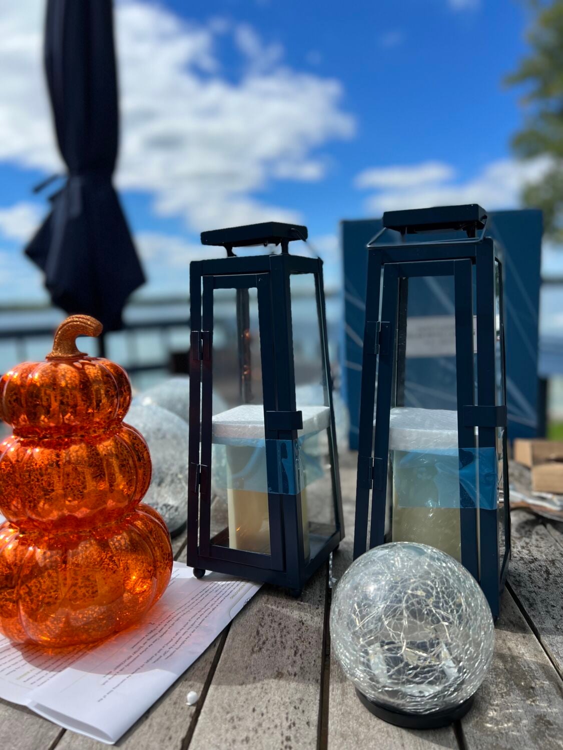 Fall Outdoor Solar Battery Operated Lights