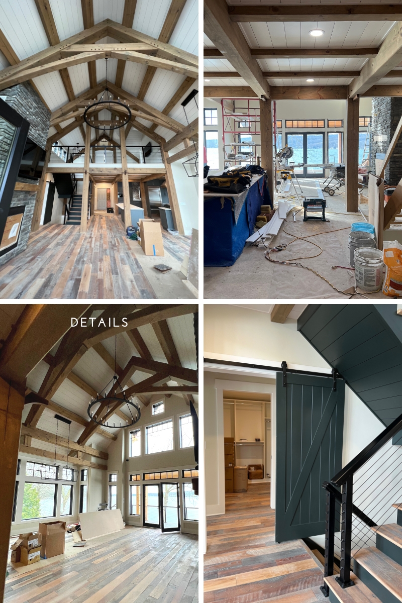Timber Frame Lake House - Meme Hill Studio - Interior Designer/Blogger Amie Freling-Brown Timber ...